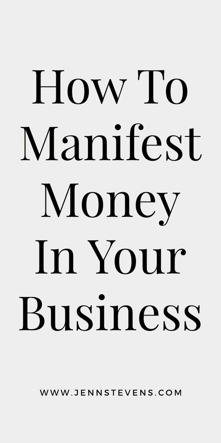 How To Manifest Money In Your Business - Jenn Stevens